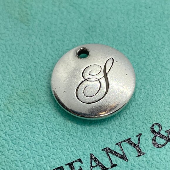 Tiffany & Co. | Jewelry | Tiffany Silver Letter S Alphabet Initial ...